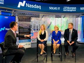 State Treasurer Colleen C. Davis attends iconic Closing Bell at NASDAQ ...