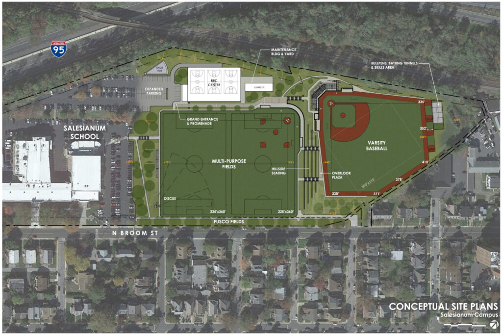 Fusco donates $10M for new Salesianum sports fields
